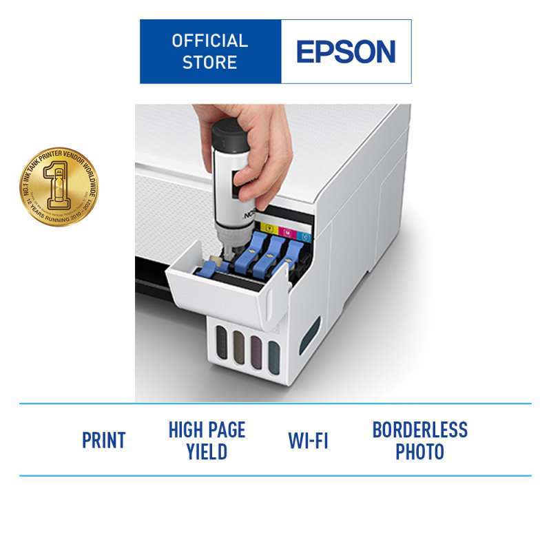 Promo Printer Epson L 1256 Print Wireless Inktank Warna Putih Diskon 12 ...