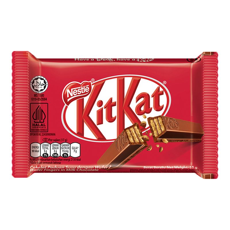 Jual Kitkat Original Chocolate 4f 35 G Di Seller Alfamidi - Alfamidi - Kab. Tangerang | Blibli