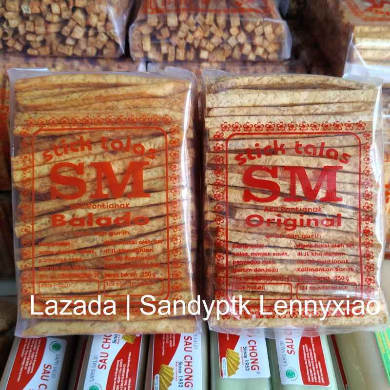 Jual Stick Talas Sm Susun Besar 230 Gr Keladi Khas Pontianak Enak Dan ...
