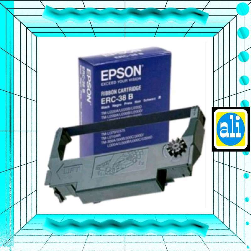 Jual ribbon cartridge Epson ERC38 black di Seller ali toner - Pasar ...