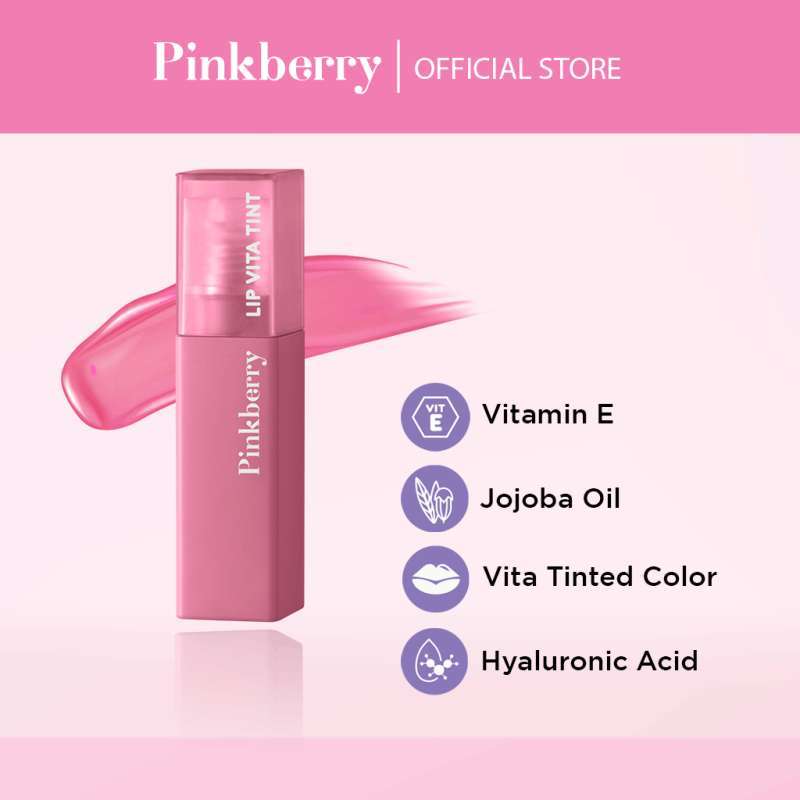 Promo Pinkberry Lip Vita Tint 4.0gr Carnation - Shiny And Longlasting ...