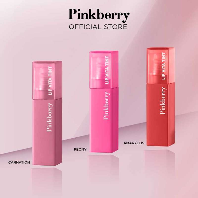 Promo Pinkberry Lip Vita Tint 4.0gr Carnation - Shiny And Longlasting ...