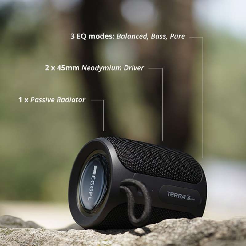 Jual Eggel Terra 3 Mini 360 Waterproof Portable Bluetooth Speaker Di ...