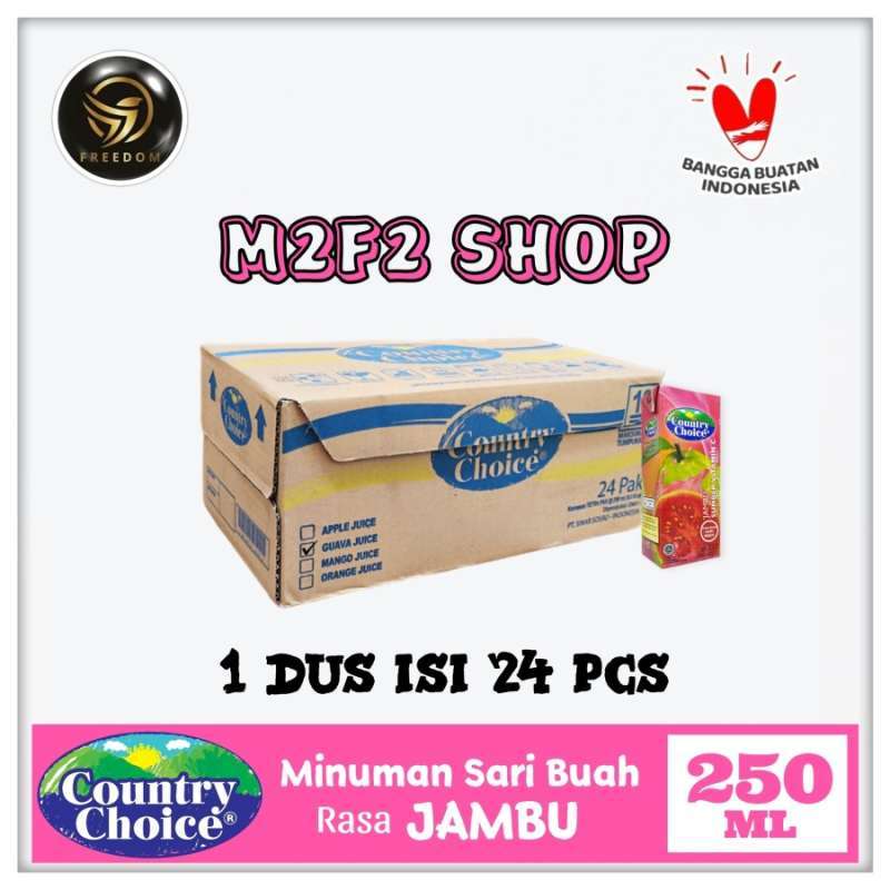 Jual Juice Country Choice Guava | Jus Jambu - 250 Ml (kemasan Karton ...