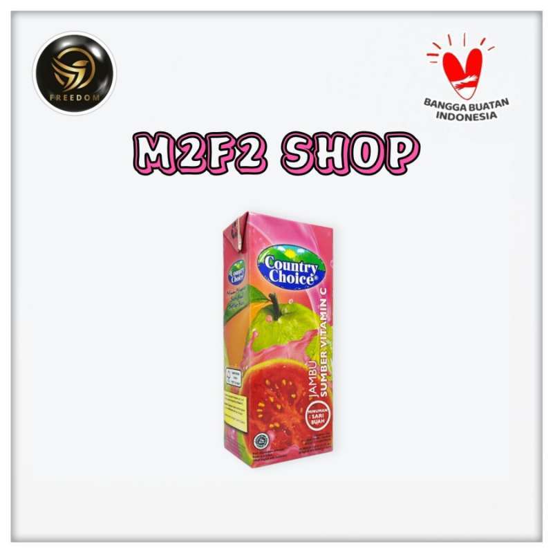 Jual Juice Country Choice Guava | Jus Jambu - 250 Ml (kemasan Karton) Di Seller M2f2 Shop - M2f2 ...