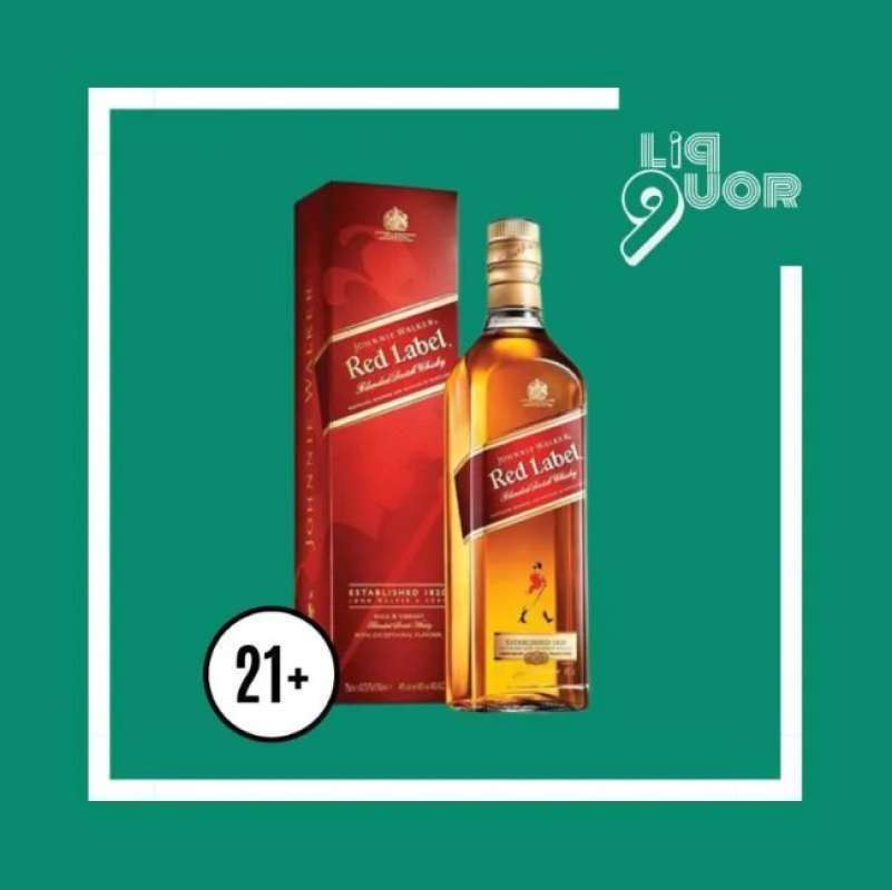 Jual Johnnie Walker Red Label 1 Liter Di Seller 9liquor Official Store ...