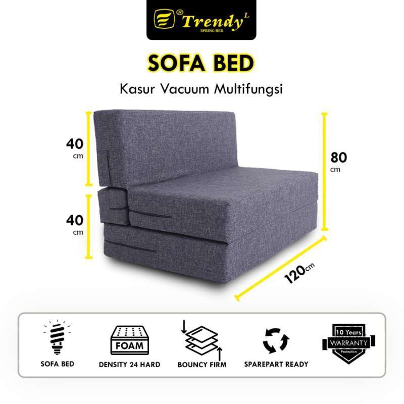 Jual Trendy Paradiso Sofa Bed 120x200x20 Cm - Kasur Busa Lipat ...