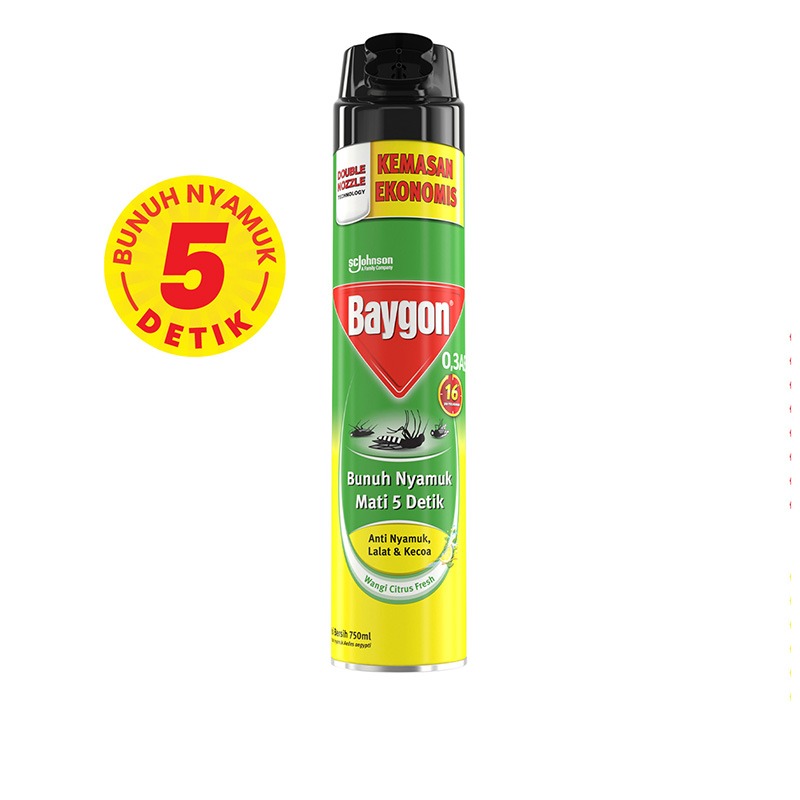 Promo Baygon Aerosol Obat Pembasmi Nyamuk Citrus Fresh 750 Ml Diskon 22 ...