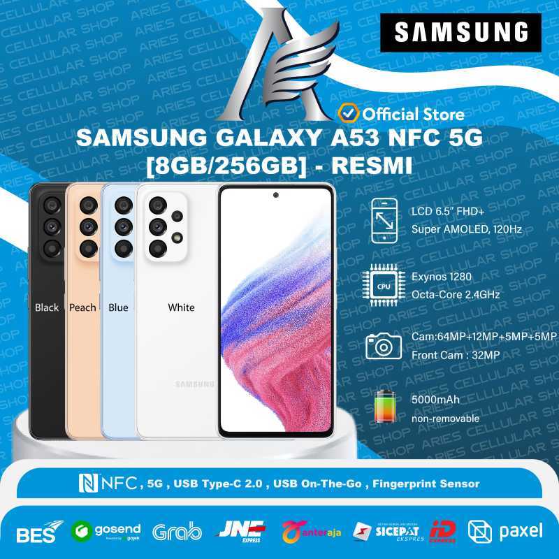 Promo Samsung Galaxy A53 8 256 Nfc 5g Garansi Resmi Diskon 8 Di Seller