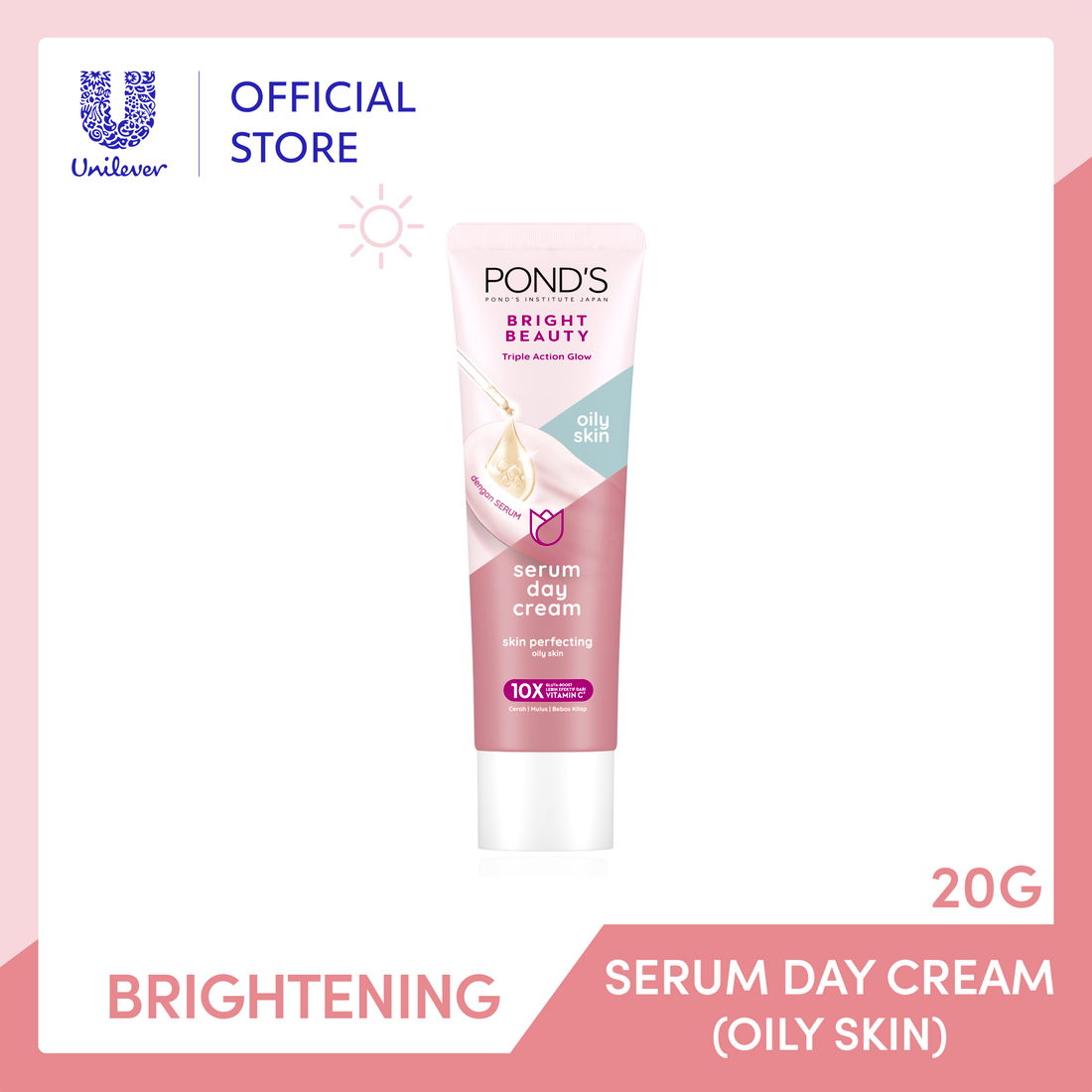 Promo POND'S Bright Miracle Ultimate Clarity Niasorcinol Cream Oily ...