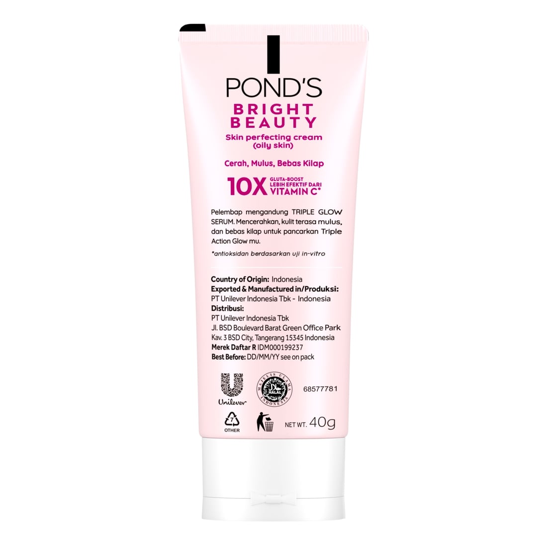 Promo Pond's Bright Miracle Ultimate Clarity Niasorcinol Cream Oily ...