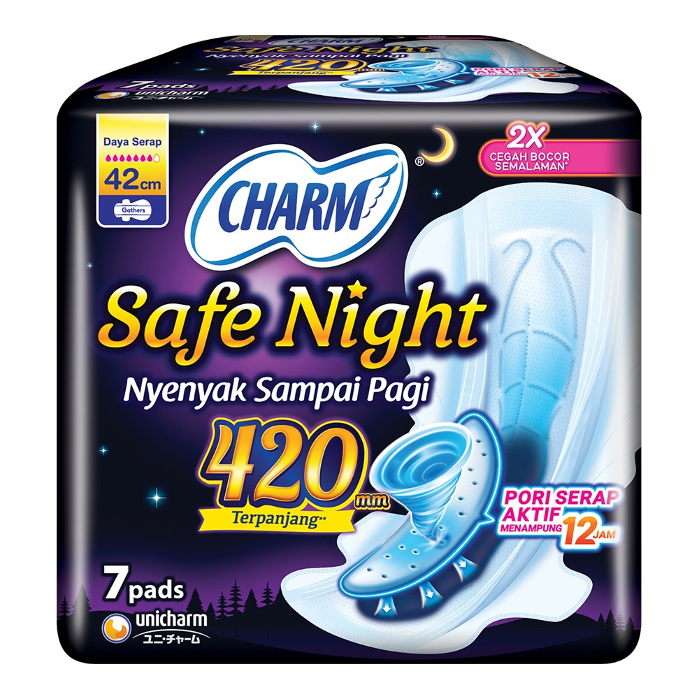 Charm Comfort Maxi Long Gratis Ongkir 🔥 Harga Murah Oktober 2025