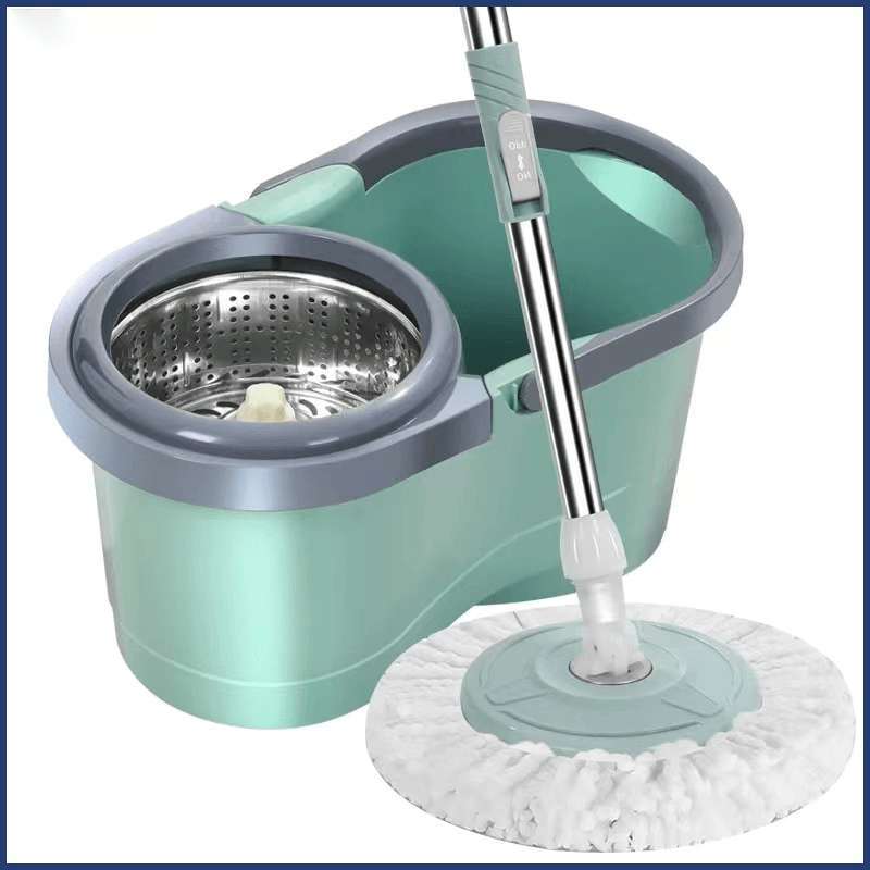 Jual Spin Mop Pel Lantai Praktis Alat Pel Lantai Dengan Ember Super Mop ...