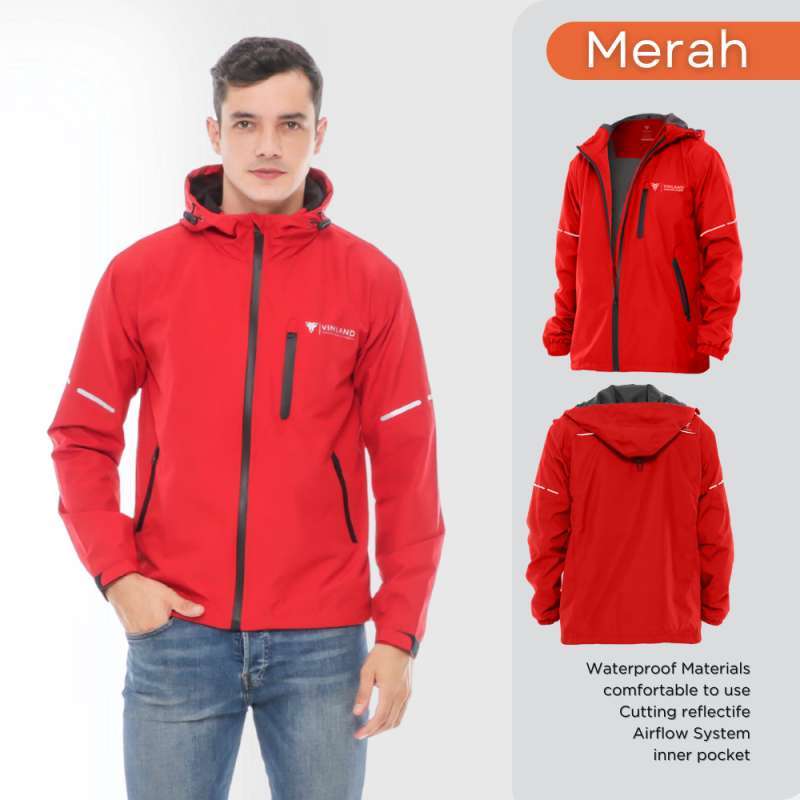 Jual Jaket Hoodie Pria Motor Terbaru Anti Angin Dan Air Touring Polos ...