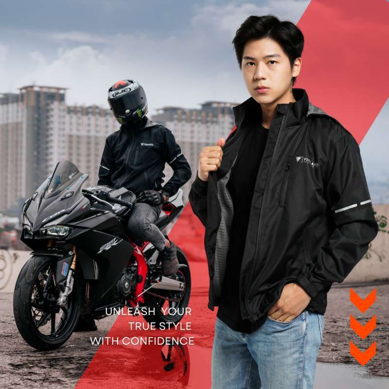 Jual Jaket Hoodie Pria Motor Terbaru Anti Angin Dan Air Touring Polos ...