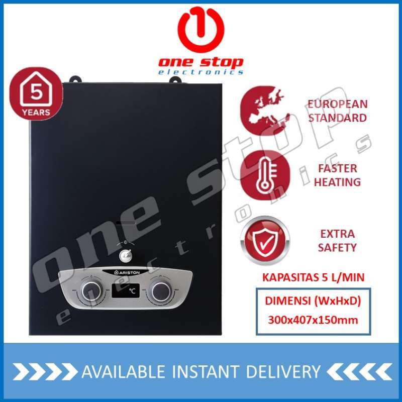 Jual [GARANSI RESMI] ARISTON FAST R ONM 5 LUX LPG IDN Water Heater Gas ...
