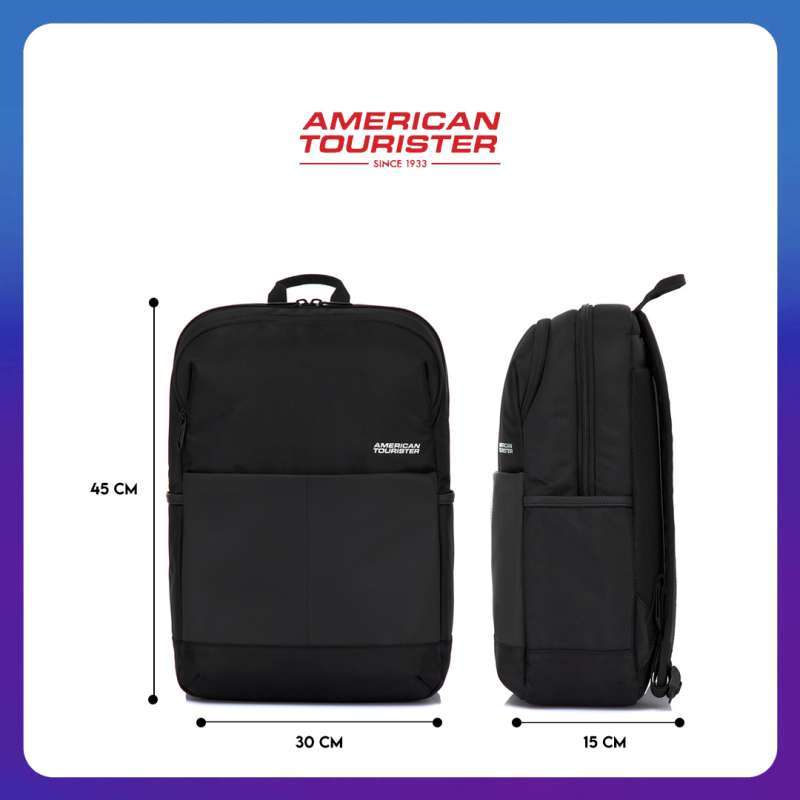 Promo American Tourister Kamden 2.0 Backpack 4 - Black Diskon 40% Di ...
