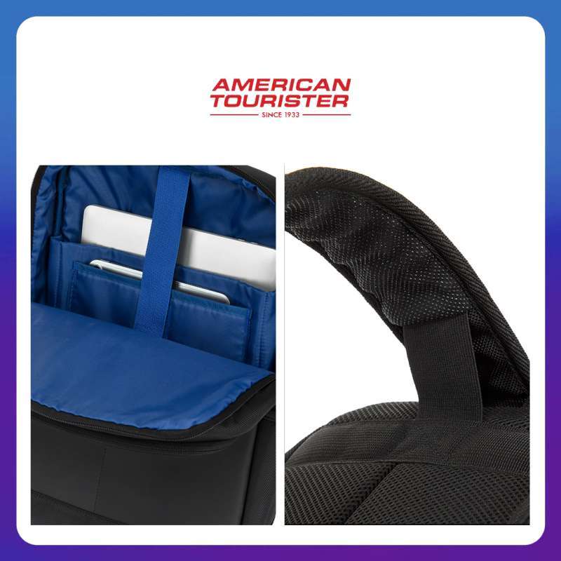 Promo American Tourister Kamden 2.0 Backpack 4 - Black Diskon 40% Di ...