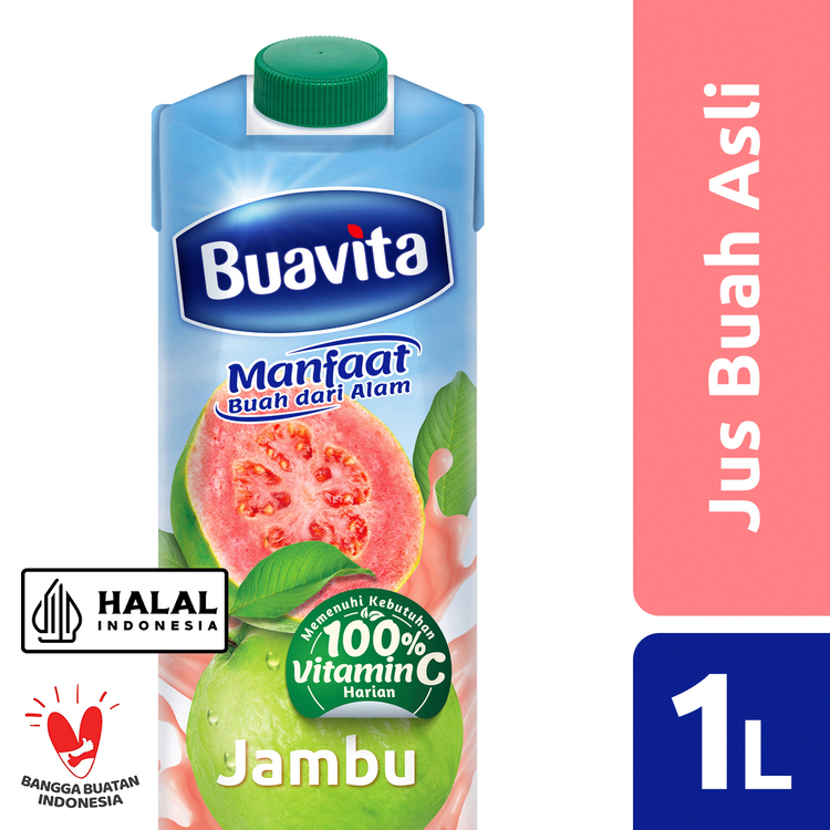 Promo Bandung - Buavita Guava [1000 Ml] Diskon 4% Di Seller Unilever ...