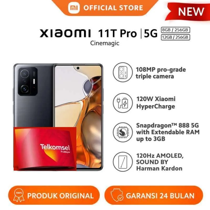Jual Xiaomi Mi 11t Pro Smartphone [8gb/ 256gb] + Starter Pack Telkomsel ...