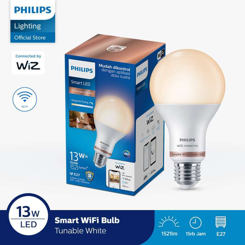 Promo Philips Lampu Smart Wifi Led 13w With Bluetooth - Tunable White Diskon 49% Di Seller ...