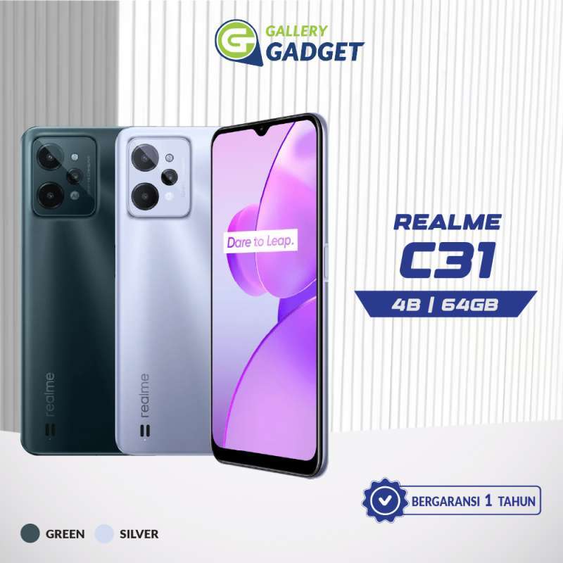 Promo Realme C31 4/64 RAM 4 ROM 64 GB 4GB 64GB Android Diskon 15% di ...