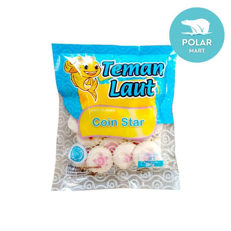 Jual Teman Laut Ikan Olahan Variasi Coin Star & Fish Coin 200 Gram ...