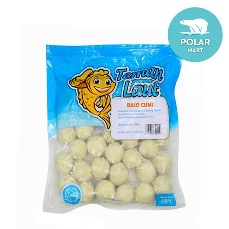 Jual Teman Laut Aneka Baso Cumi/Baso Ikan/Baso Udang 500 Gram (FROZEN ...