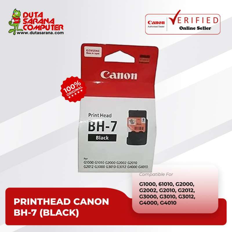 Promo Print Head Cartridge Canon Bh-7 Bh 7 Bh7 Black Printer G1000 ...