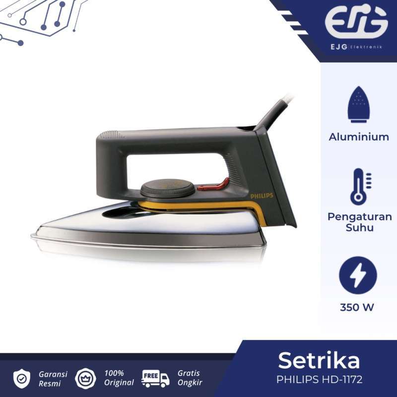 Jual Philips Setrika HD 1172 Dry Iron HD1172 di Seller EJG Elektronik ...