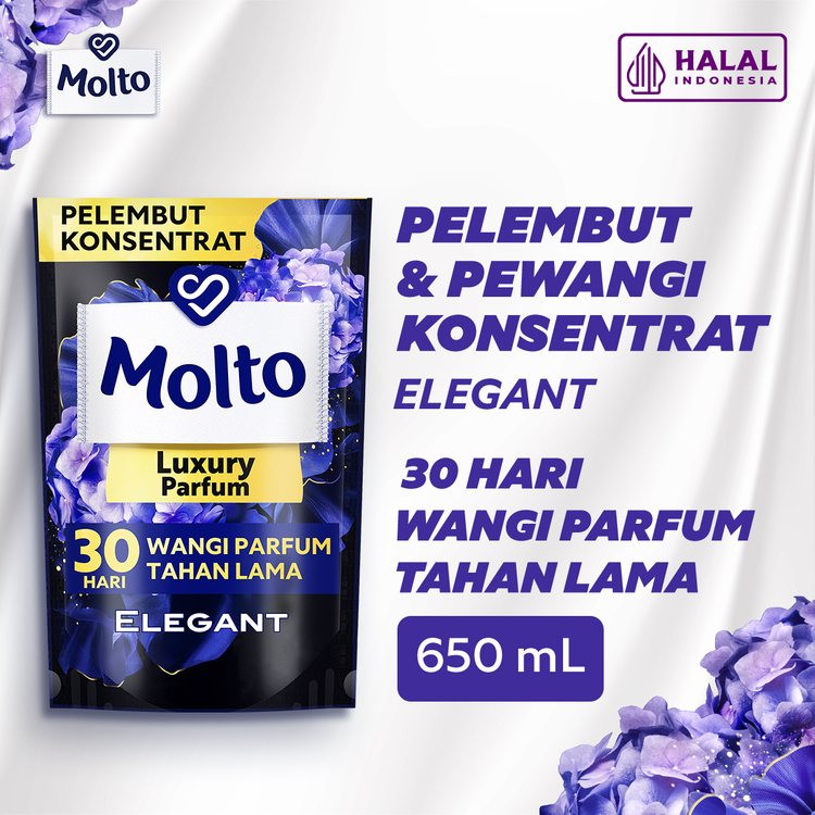 Promo Molto Pelembut & Pewangi Pakaian Softener Konsentrat Luxury ...