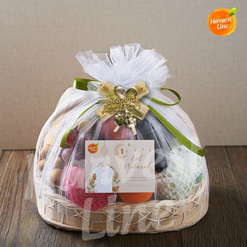 Promo PARCEL HAMPERS LEBARAN BUAH MODEL KERANJANG + Free Kartu Ucapan ...