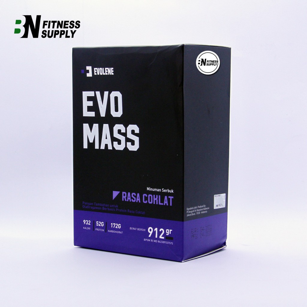 Jual Evolene Evomass Evo Mass Protein - - Strawberry, 2 Lbs Di Seller ...