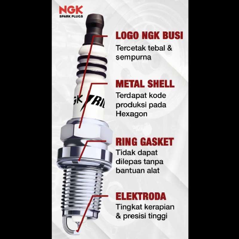 Jual Busi Racing Ngk G Power Cpr6eagp-9 Platinum Karisma Beat Vario ...