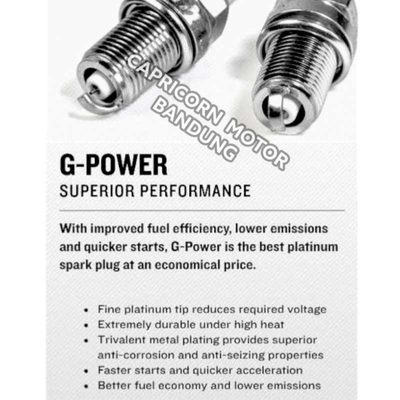 Jual Busi Racing Ngk G Power Cpr6eagp-9 Platinum Karisma Beat Vario ...