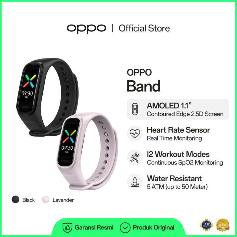 Promo OPPO Band [Exercise Mode and Health Monitor] - Black Diskon 21% di Seller OPPO Indonesia ...