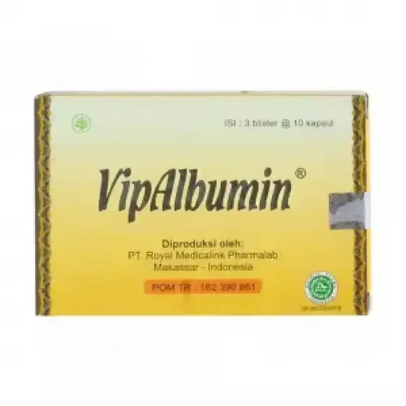 Promo Vip Albumin Suplemen Daya Tahan Tubuh Herbal Yang Mengandung ...