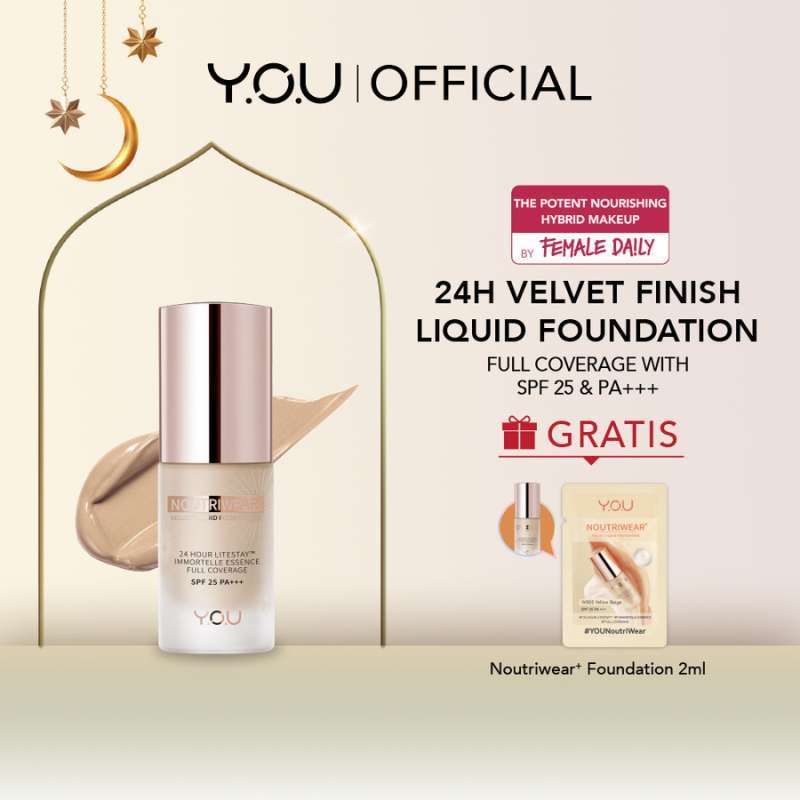 Promo YOU 24H NoutriWear+ Velvet Liquid Foundation [SPF 25& PA ...