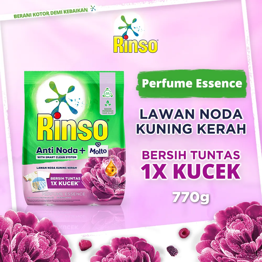 Promo Bandung - Rinso Molto Detergent Bubuk Deterjen Anti Noda Perfume ...