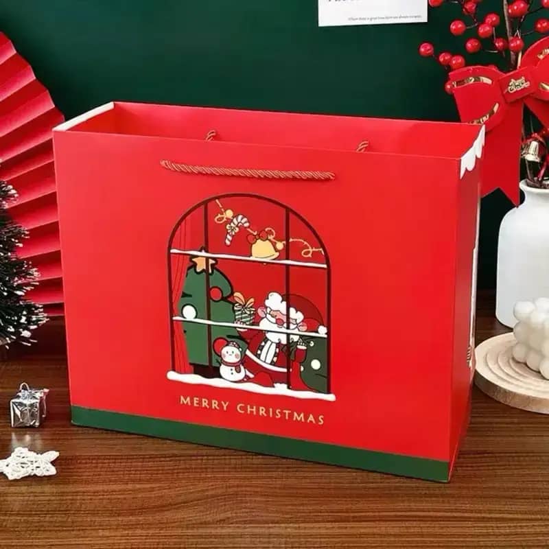 Jual (5pcs) Paper Bag Natal Pb230732 Pbn Tas Christmas - Hijau ...