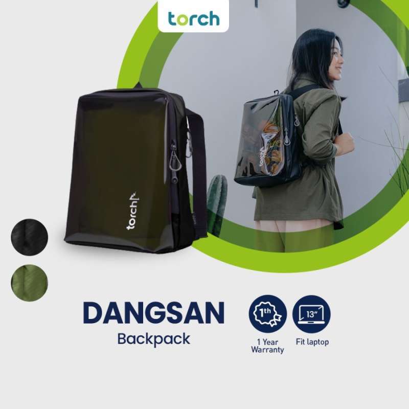 Promo Torch Dangsan Tas Ransel Punggung Sekolah Kerja Travelling Laptop ...