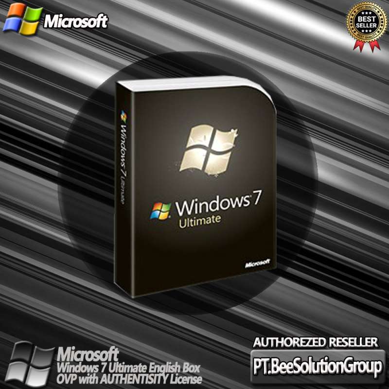 Jual Microsoft Windows 7 Ultimate English Box Ovp With Authentisity ...