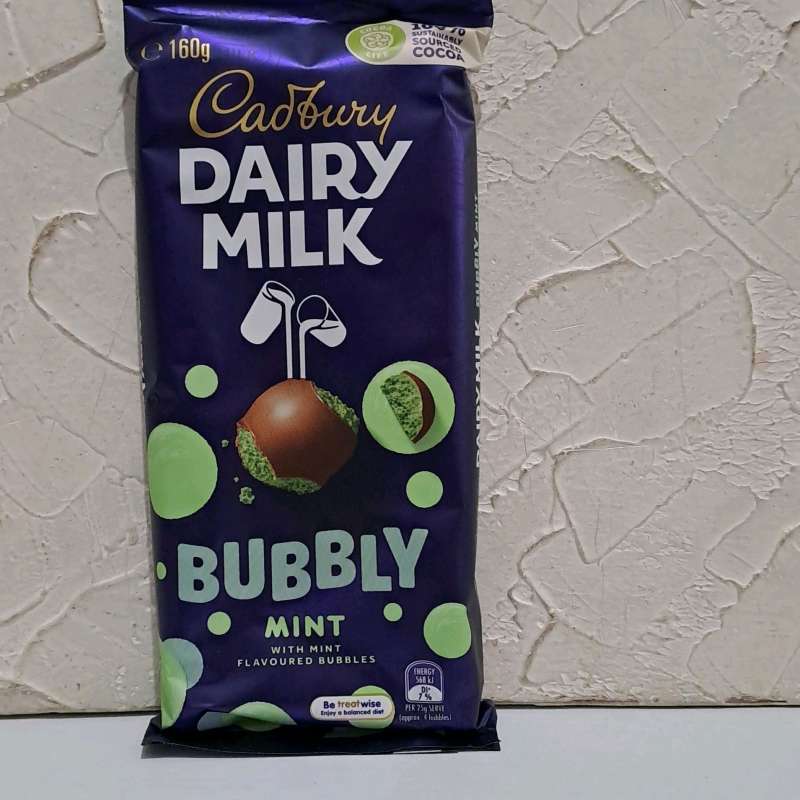 Jual Cadbury Dairy Milk Bubbly Mint Di Seller Food And Such - Tanjung ...
