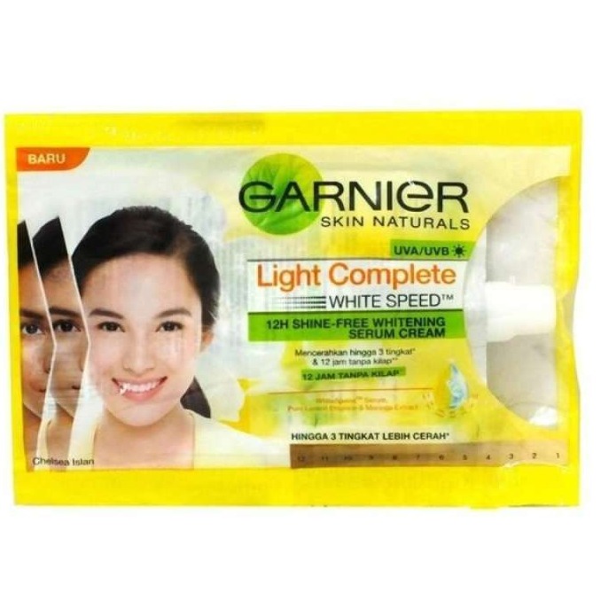 Jual GARNIER LIGHT COMPLETE WHITE SPEED SERUM CREAM 7 ML SCHT di Seller ...