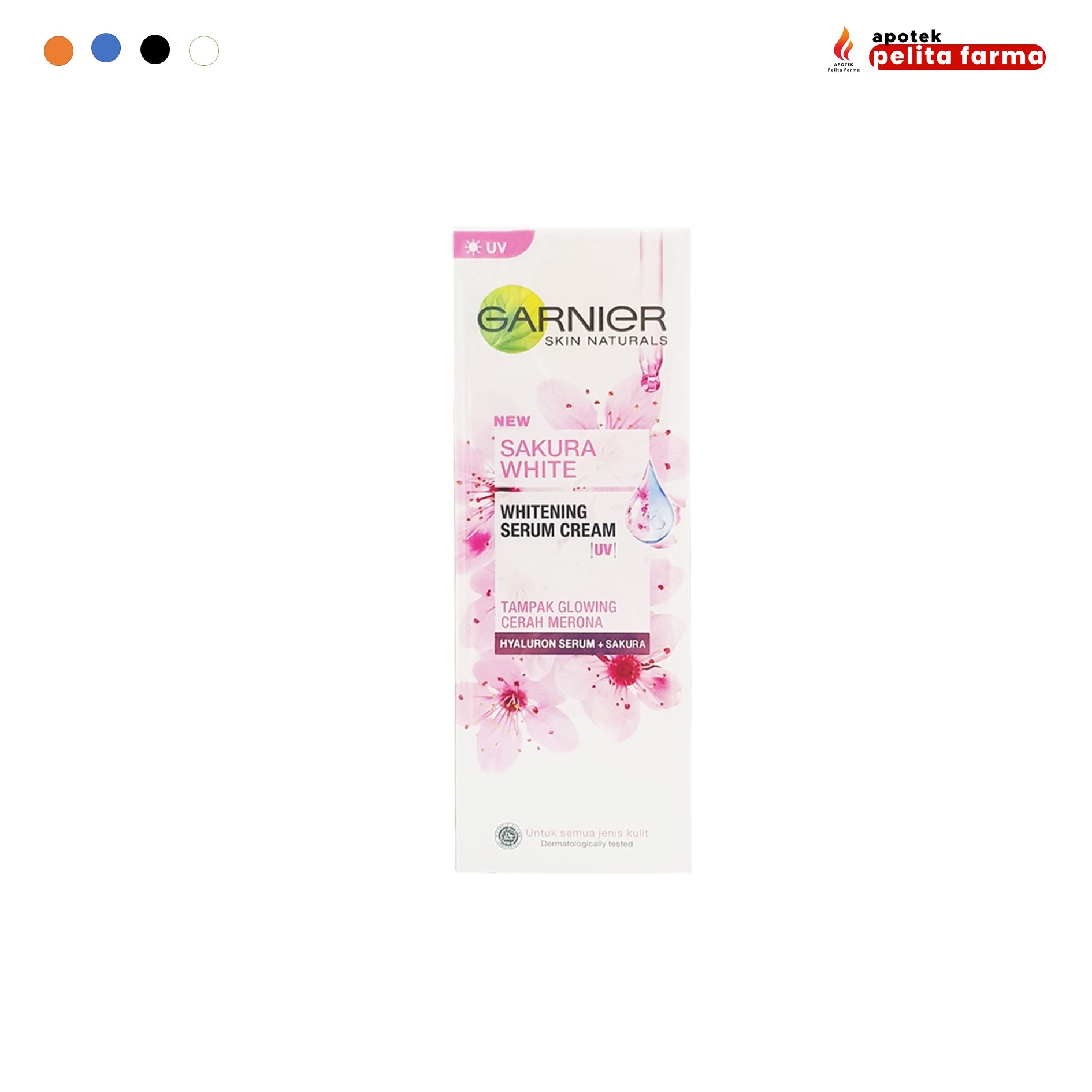Promo Garnier Sakura White Uv Serum Cream 20 Ml Tub Diskon 4% Di Seller ...