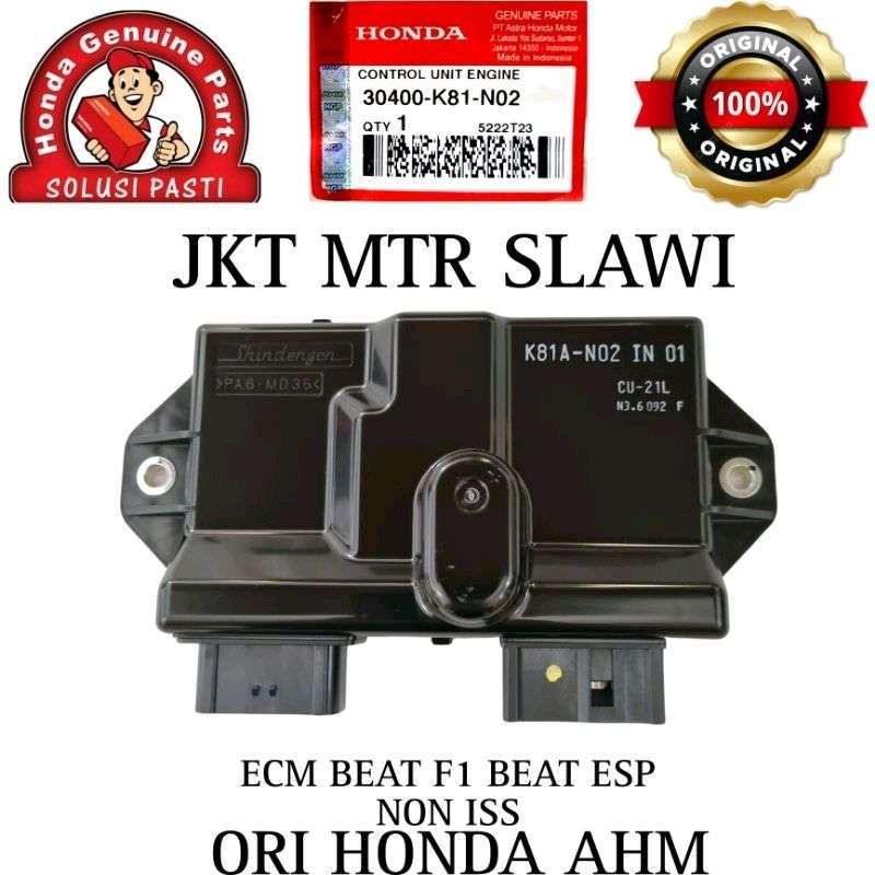 Jual 30400-K81-N02 Ecu atau ecm beat street non iss ori ahm di Seller ...