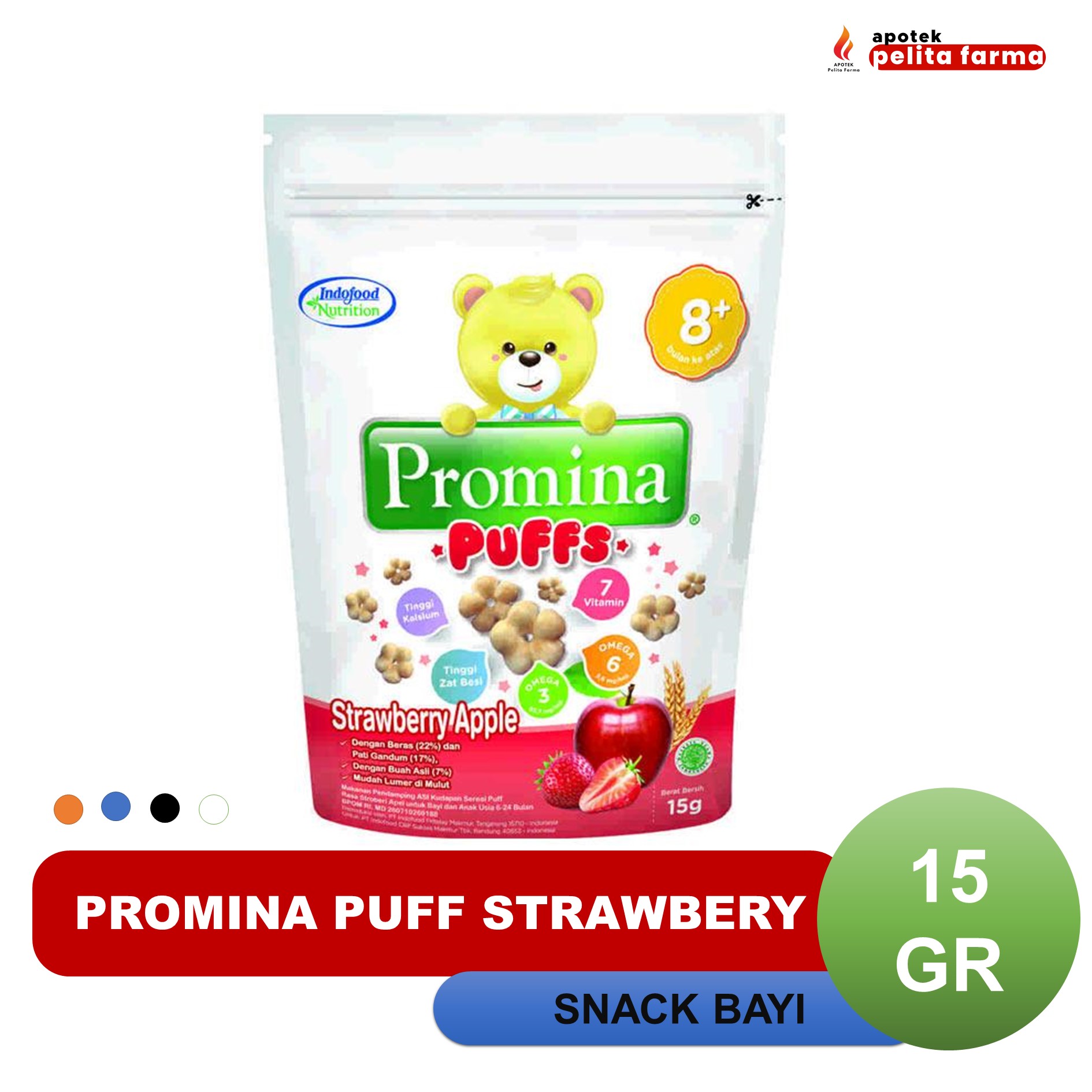 Jual NO BRAND - PROMINA PUFF STRAWBERY 15 GR - CEMILAN BAYI di Seller ...