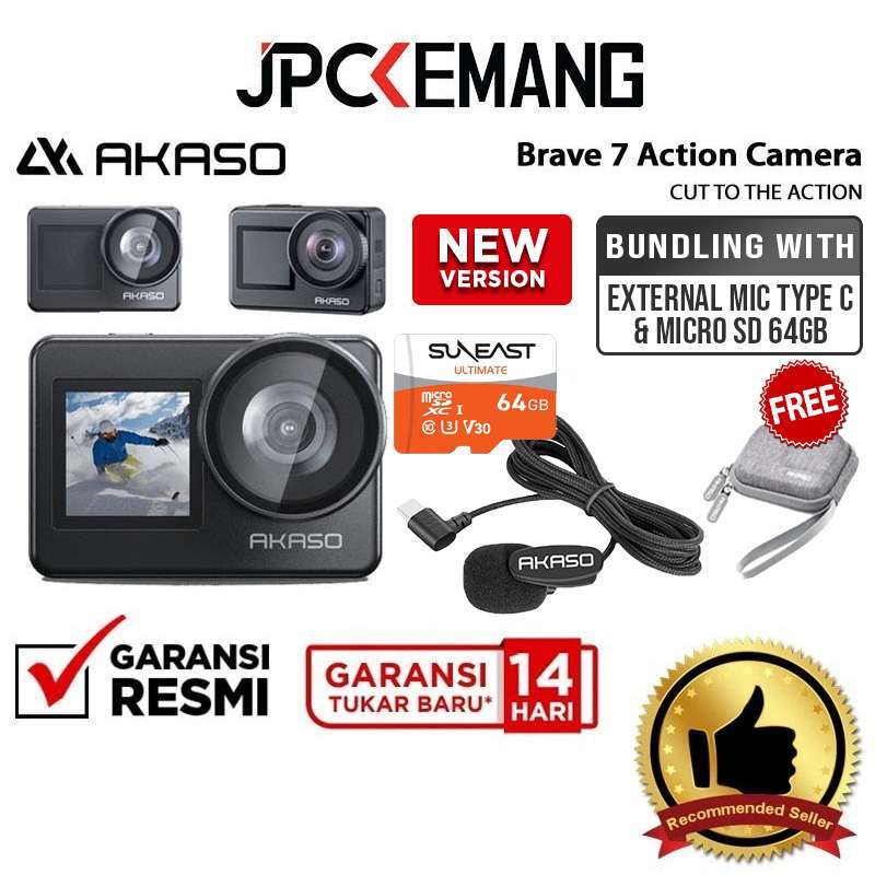 Promo Jpc Kemang Akaso Brave 7 New Version 4k Action Cam Camera Akaso Brave7 Garansi Resmi ...