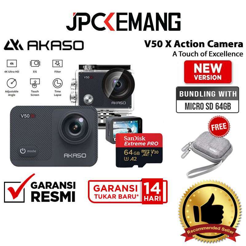 Promo Jpc Kemang Akaso V50x Cube / V50x New Version 4k Action Cam Akaso V50 X Action Camera ...