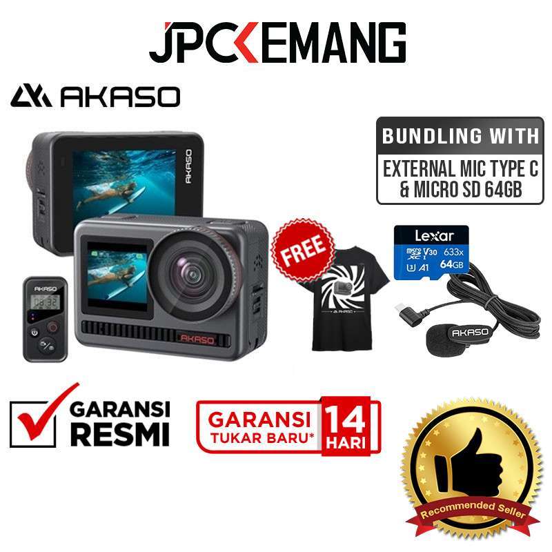 Promo Jpc Kemang Akaso Brave 8 4k Action Cam Akaso Brave8 Action Camera Garansi Resmi - +64gb ...